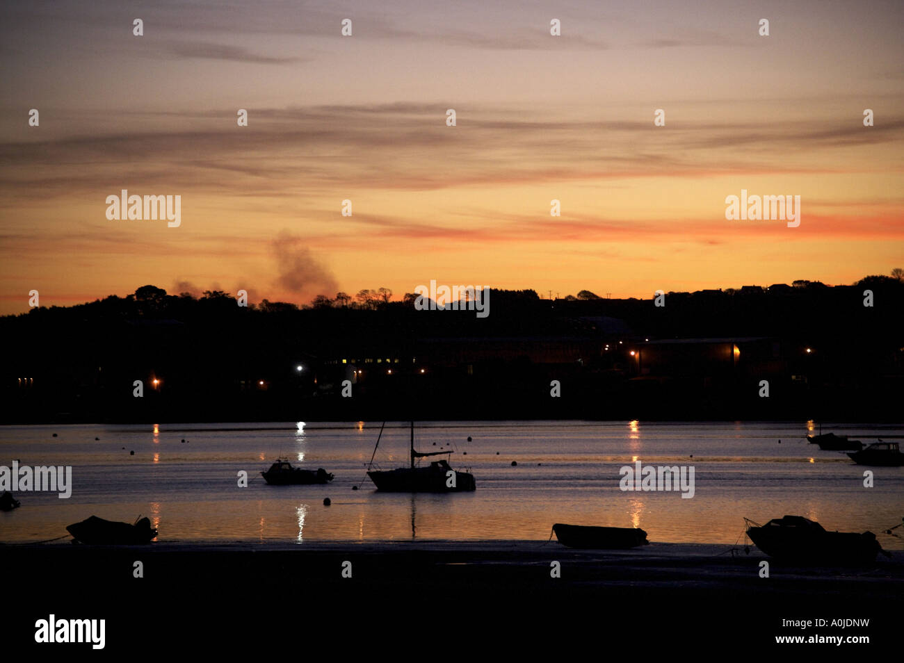 appledore devon estuary of the river torridge Stock Photo - Alamy
