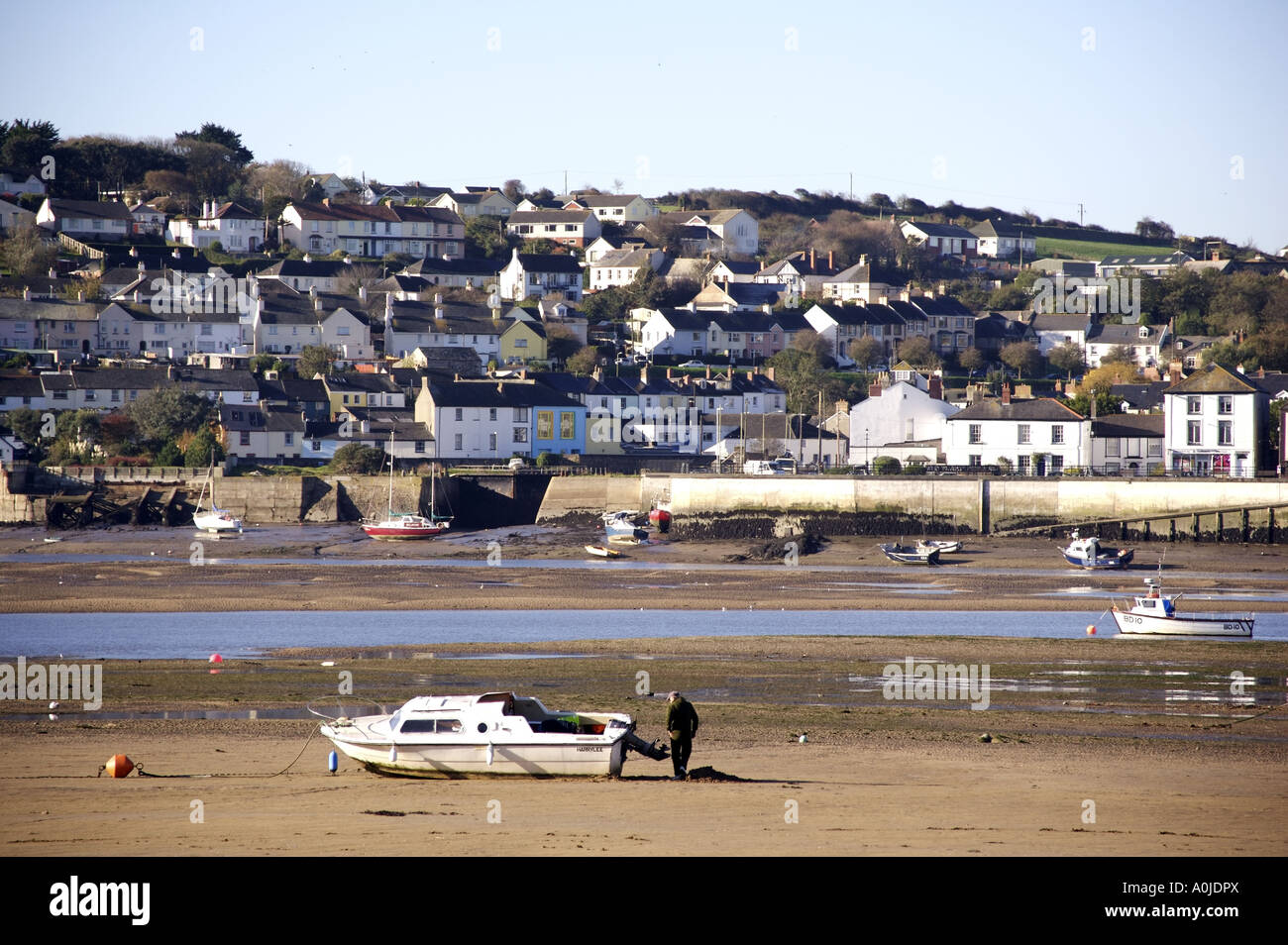appledore devon estuary of the river torridge Stock Photo - Alamy