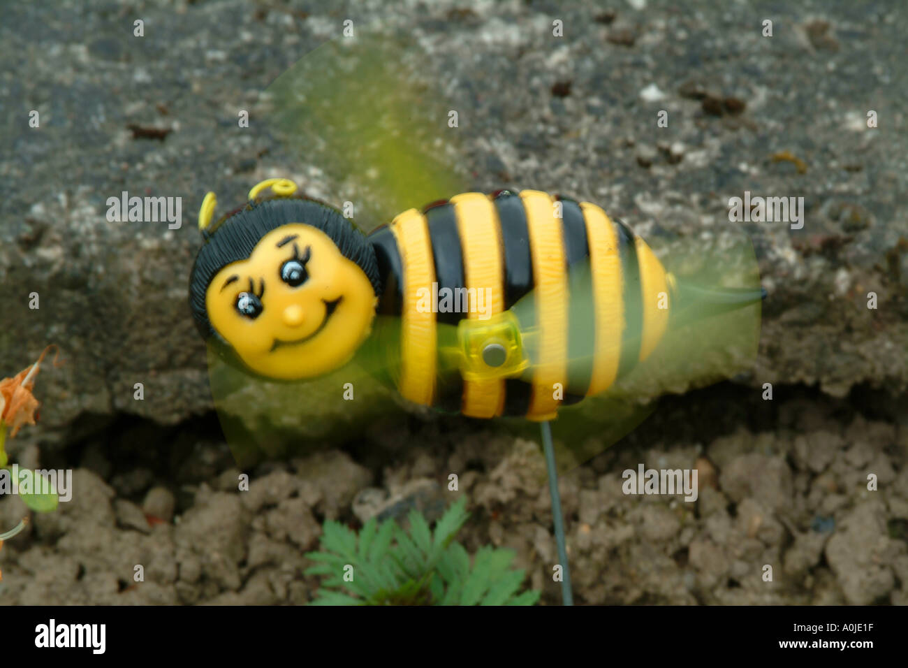 Bumble bee windmill Stock Photo - Alamy