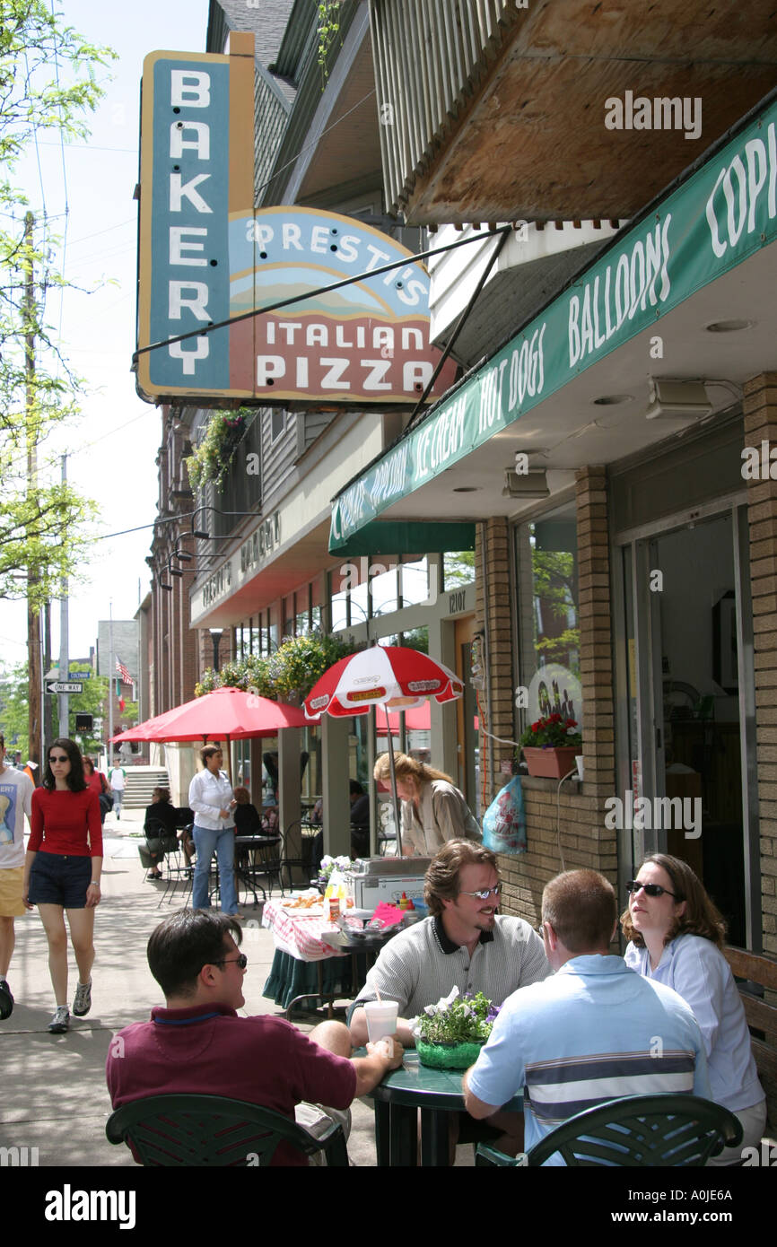 Cleveland Ohio,Little Italy,ethnic,Murray Hill Road,al fresco sidewalk ...