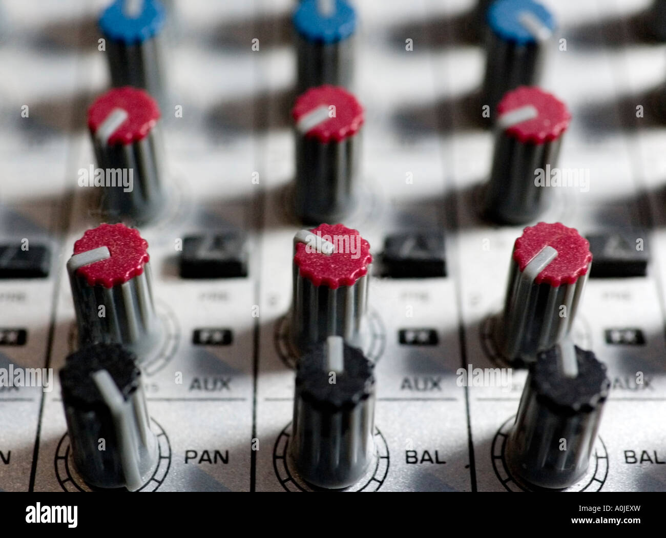 mixing desk recording studio equalisation making music Stock Photo - Alamy