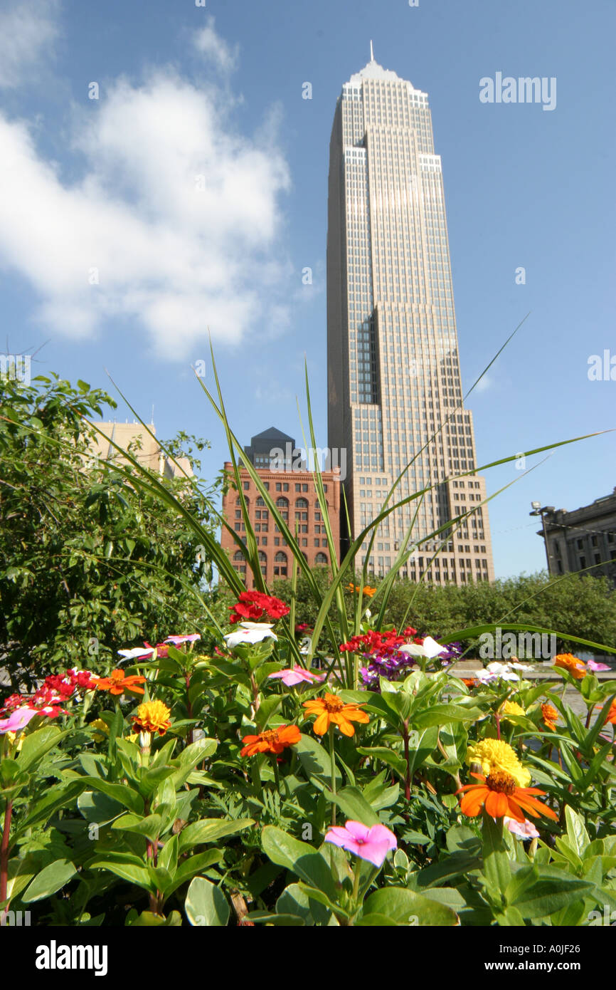 Cleveland Ohio,downtown,city center centre,Key Tower,office building ...