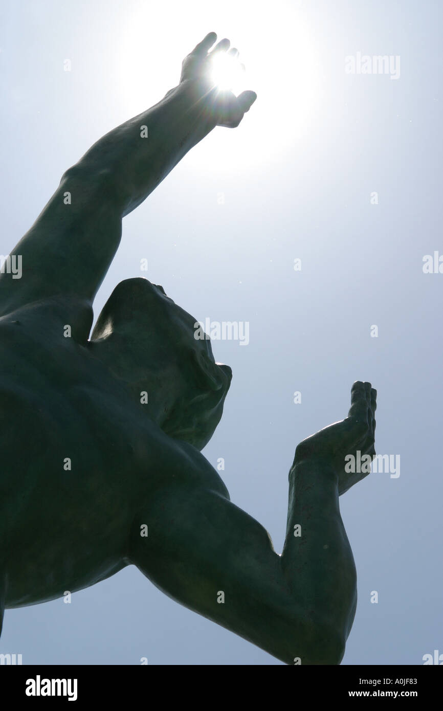 Cleveland Ohio,Eternal Life statue,public art,sculpture,sun,public art ...