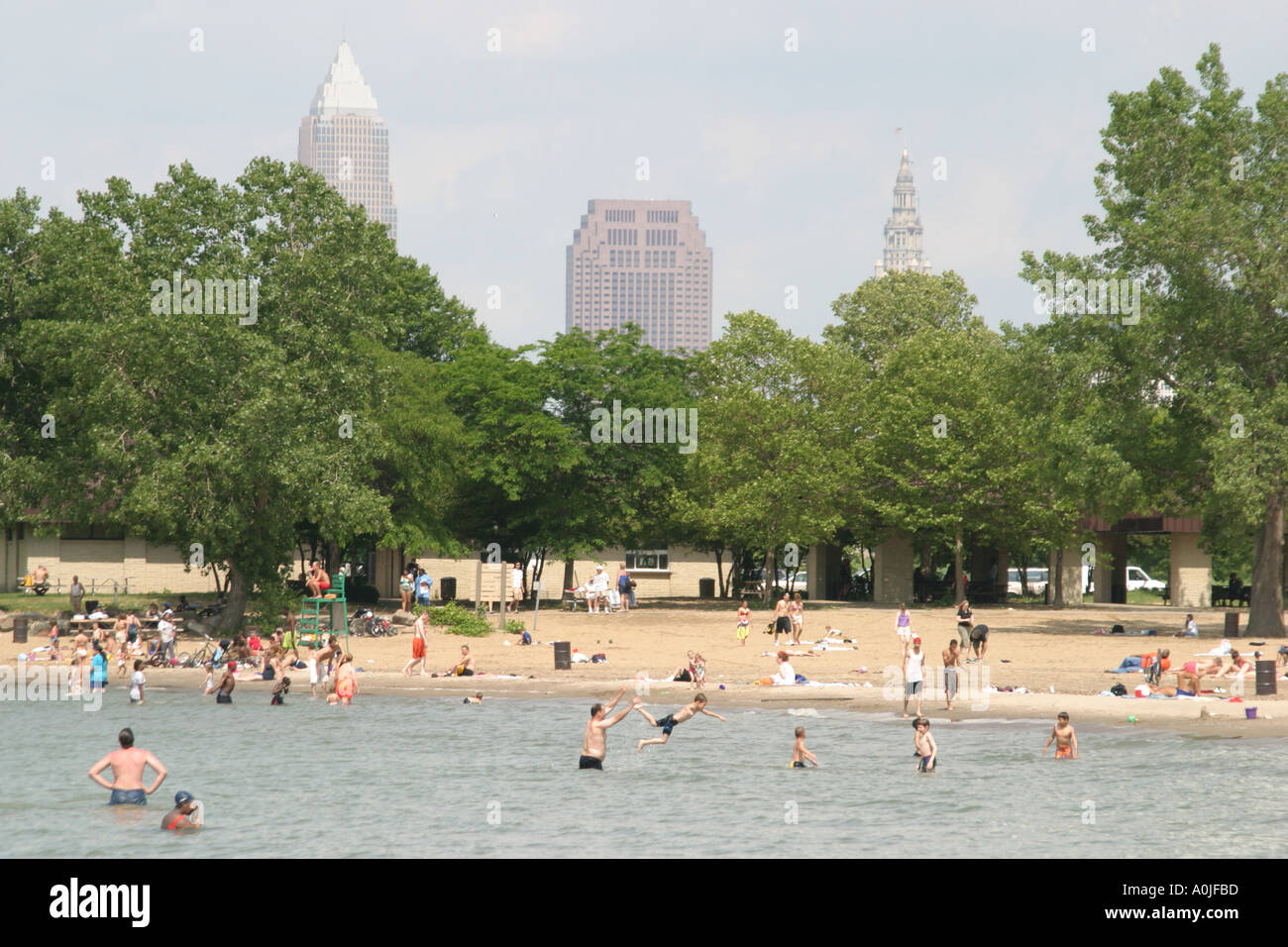 Cleveland Ohio,Lake Erie,Edgewater Park,swimming,exercise,health ...