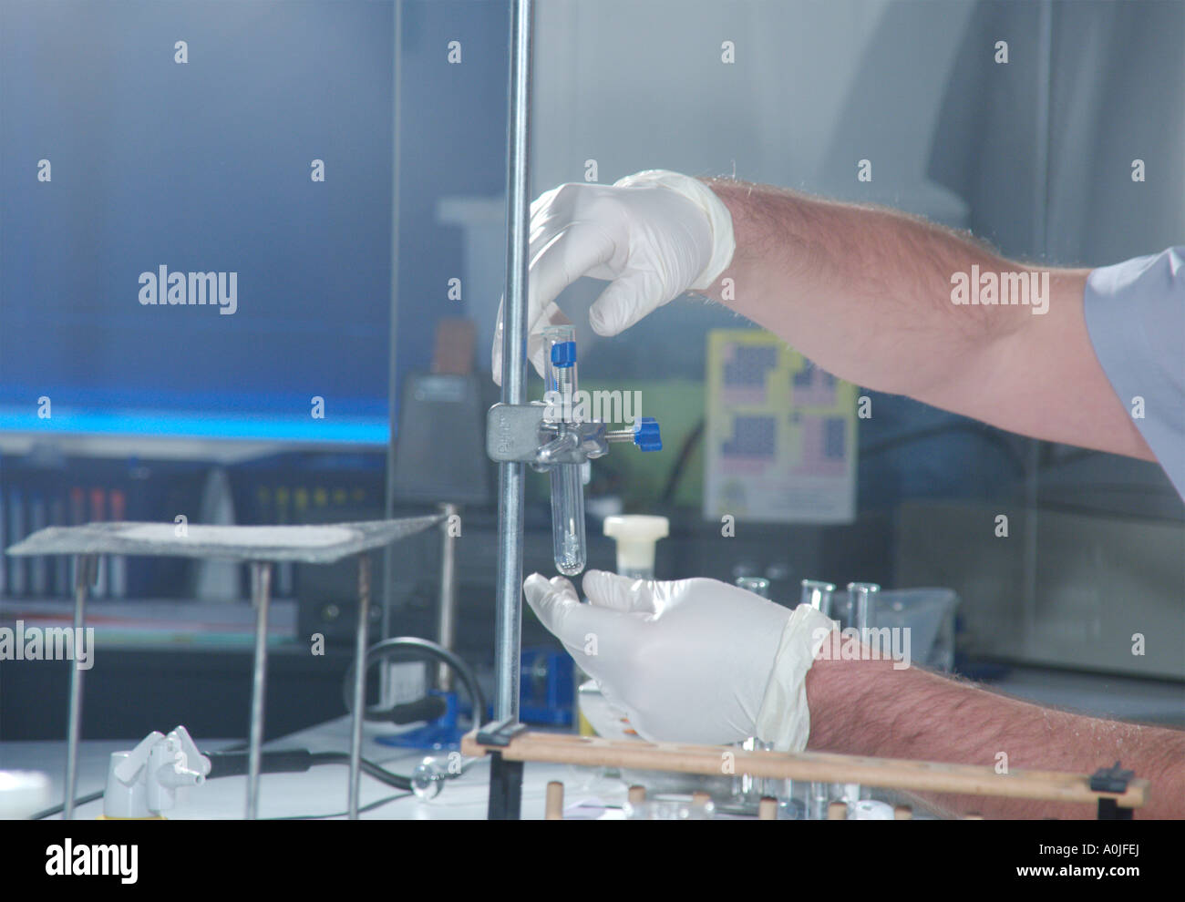 science laboratory equipment Stock Photo - Alamy