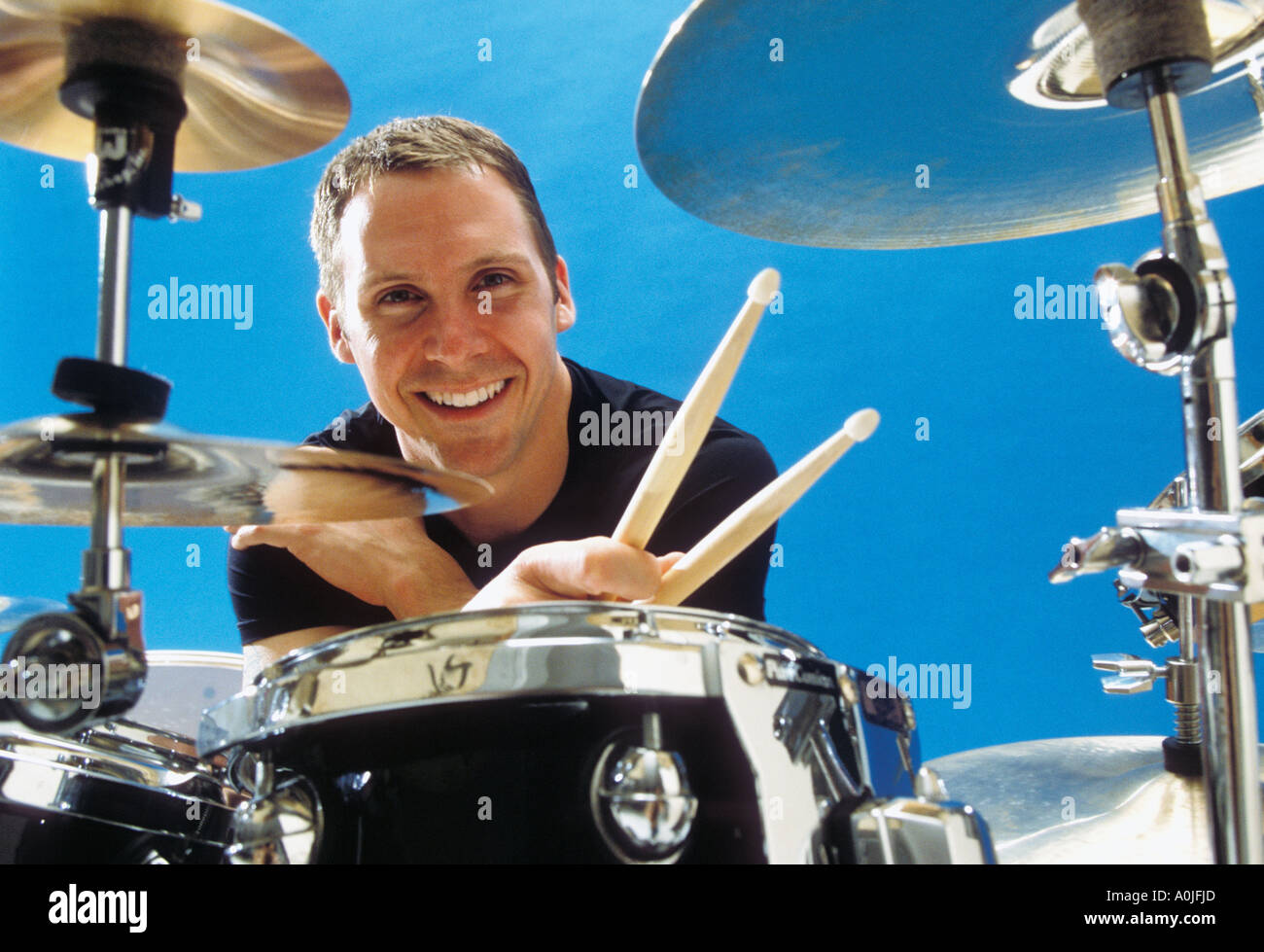 Portrait drummer hi-res stock photography and images - Alamy
