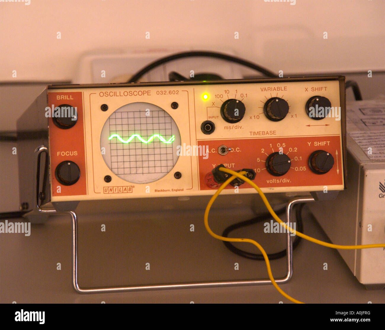 Front Panel Of Cathode Ray Oscilloscope