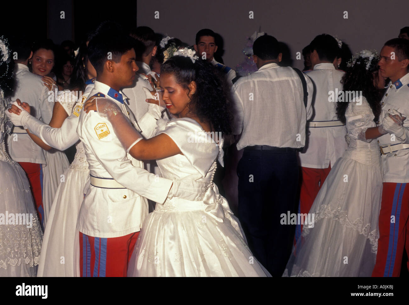 Brazilian people, teenage girl, dancing, Quinceanera party, city of ...