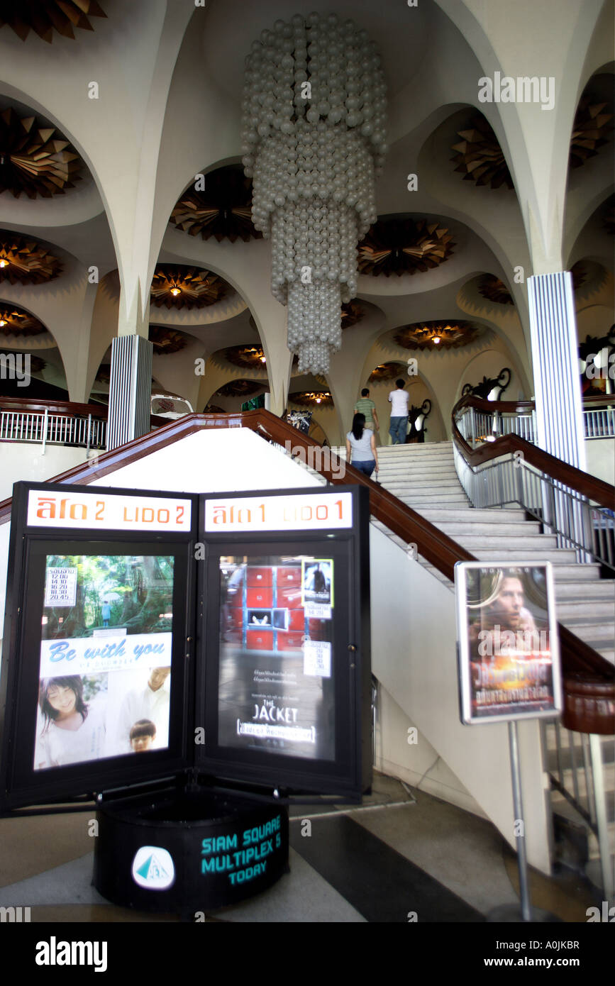 Interior view of Siam Square cinemas in Bangkok Thailand Siam Square is ...