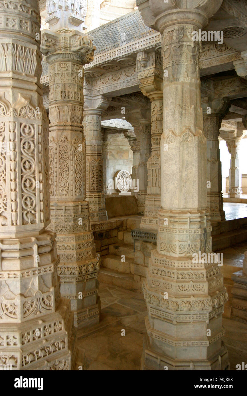 Adinath temple at Ranakpur, Rajasthan, India Stock Photo - Alamy