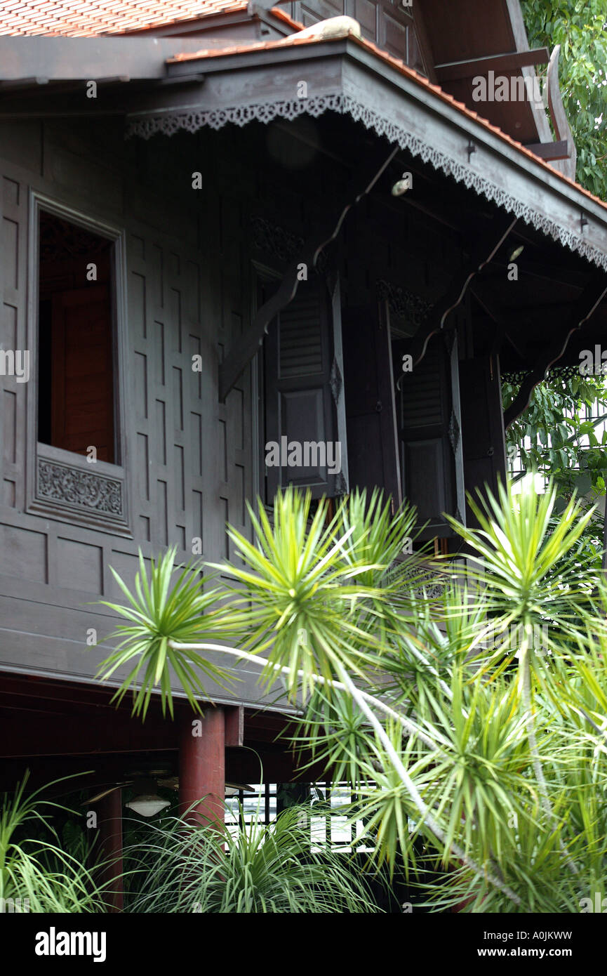 Suan Pakkad Palace in Bangkok Thailand The palace stands in tropical ...