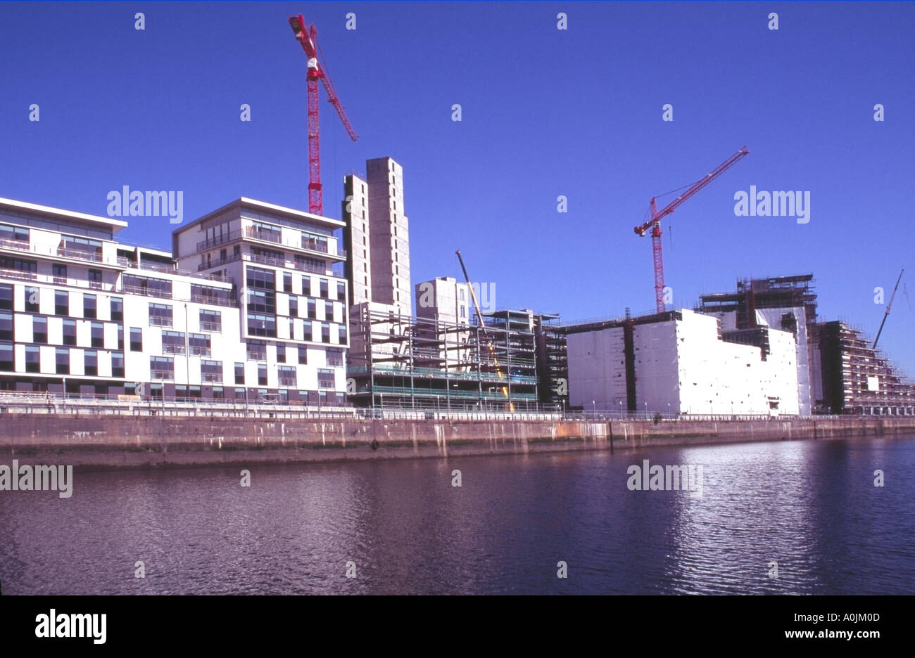 part of the Glasgow Harbour residential develpoment on the Clyde ...