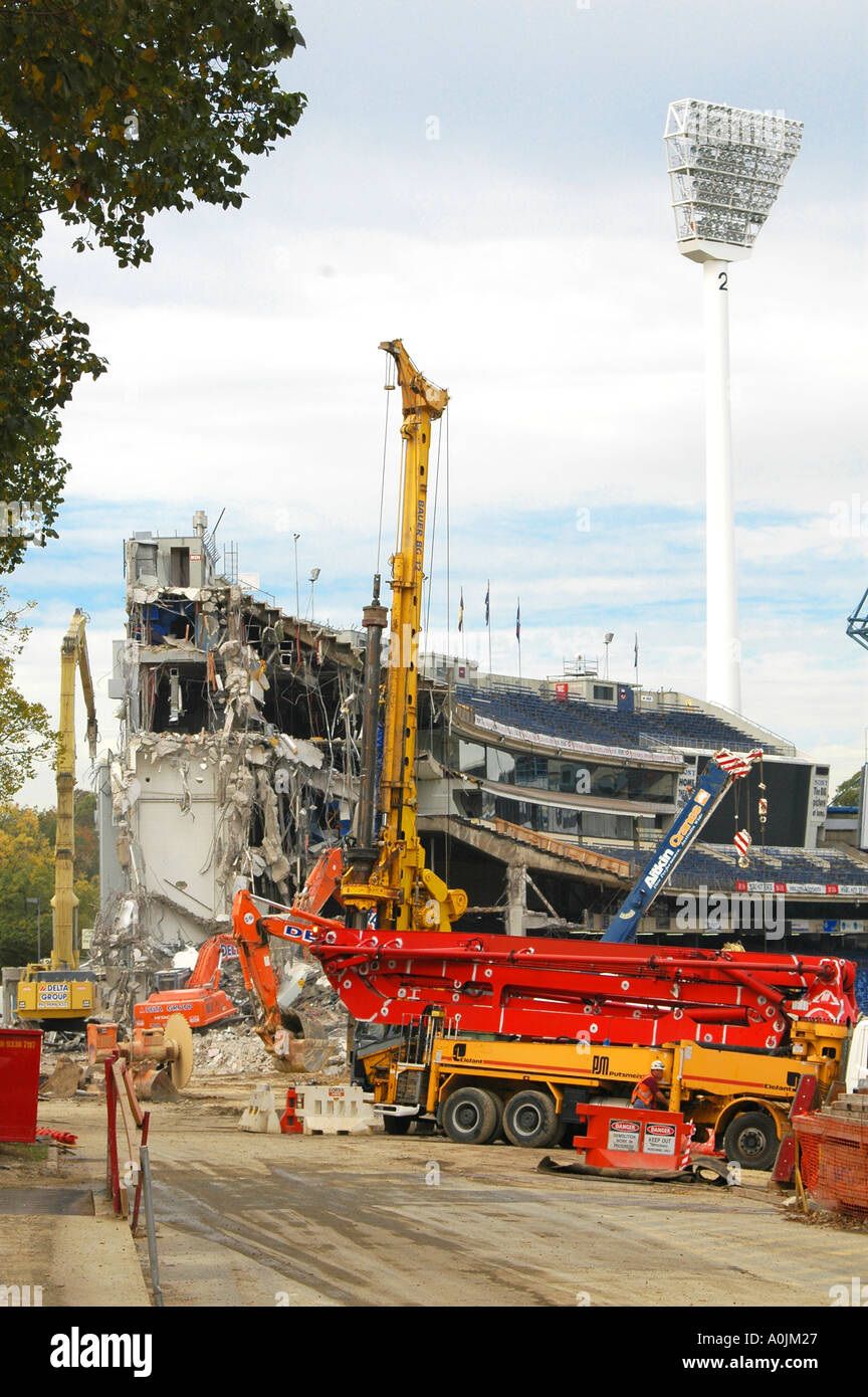 The Melbourne Cricket Ground, (MCG) redevelopment, Melbourne, Victoria ...