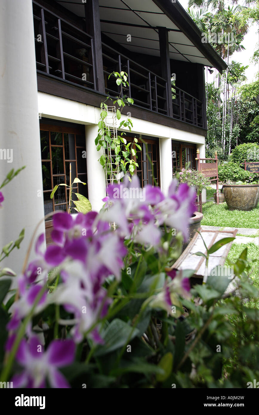 Suan Pakkad Palace in Bangkok Thailand The palace stands in tropical ...