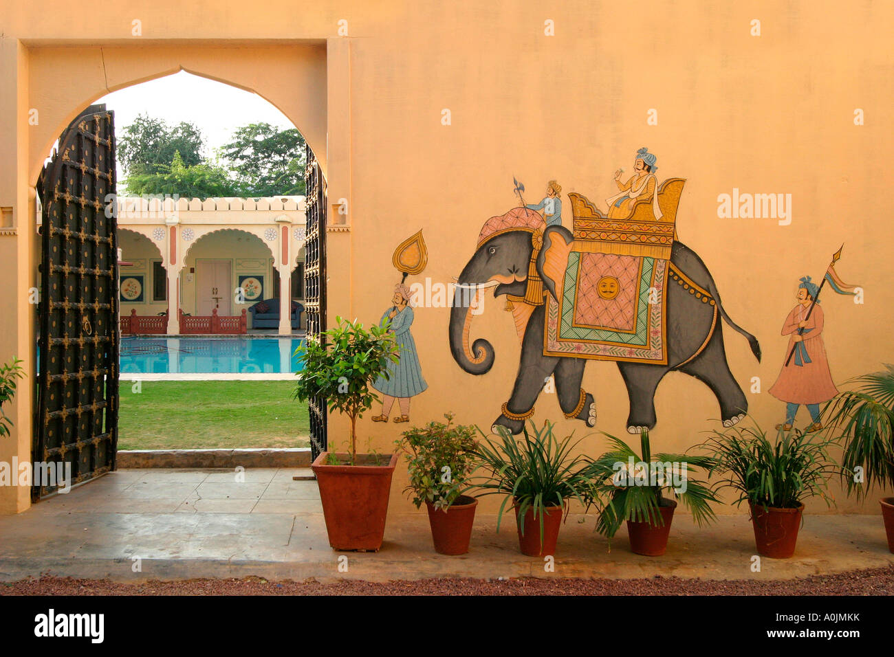 The Rohet Garh Hotel, Pali district, near Jodhpur, Rajasthan, India ...
