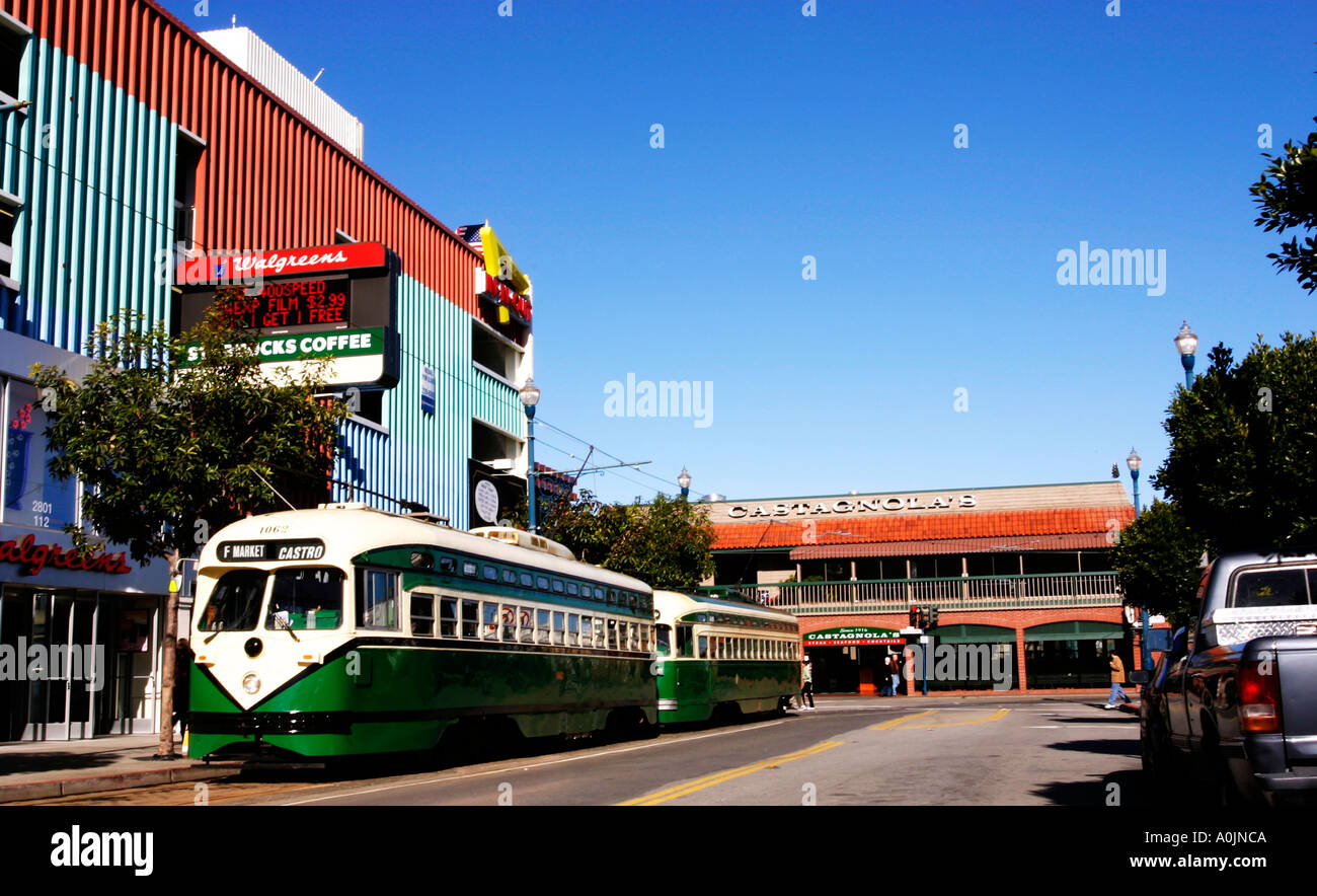 F Line train San Francisco Stock Photo - Alamy