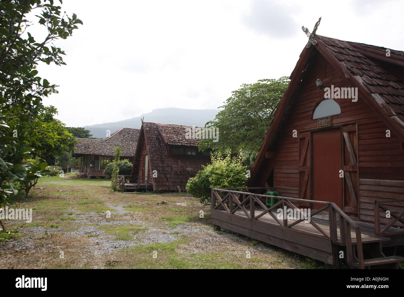 Bungalows in Phu Kradung National Park North East Thailand There are ...