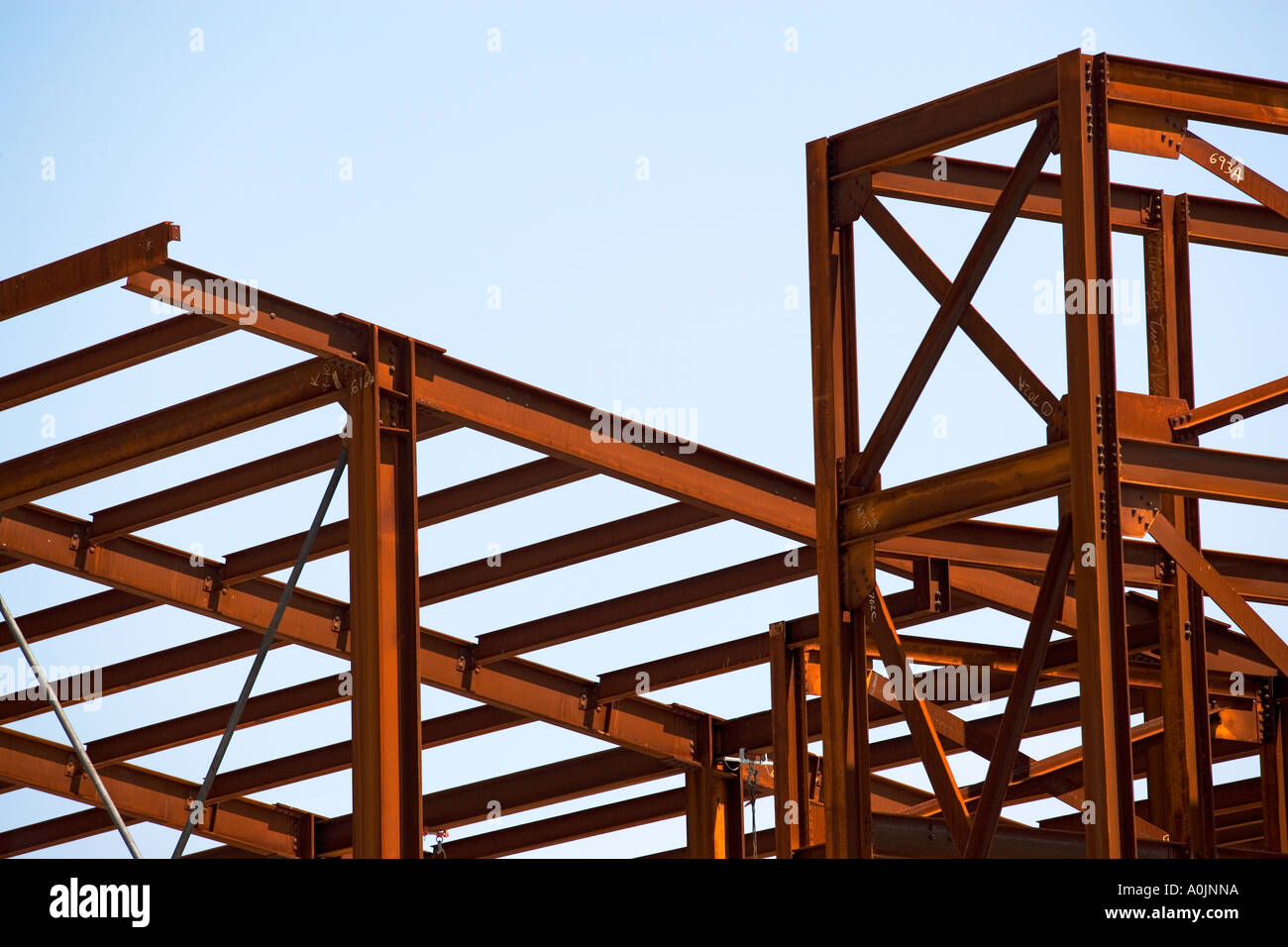 NEW CONSTRUCTION, BEAMS Stock Photo - Alamy