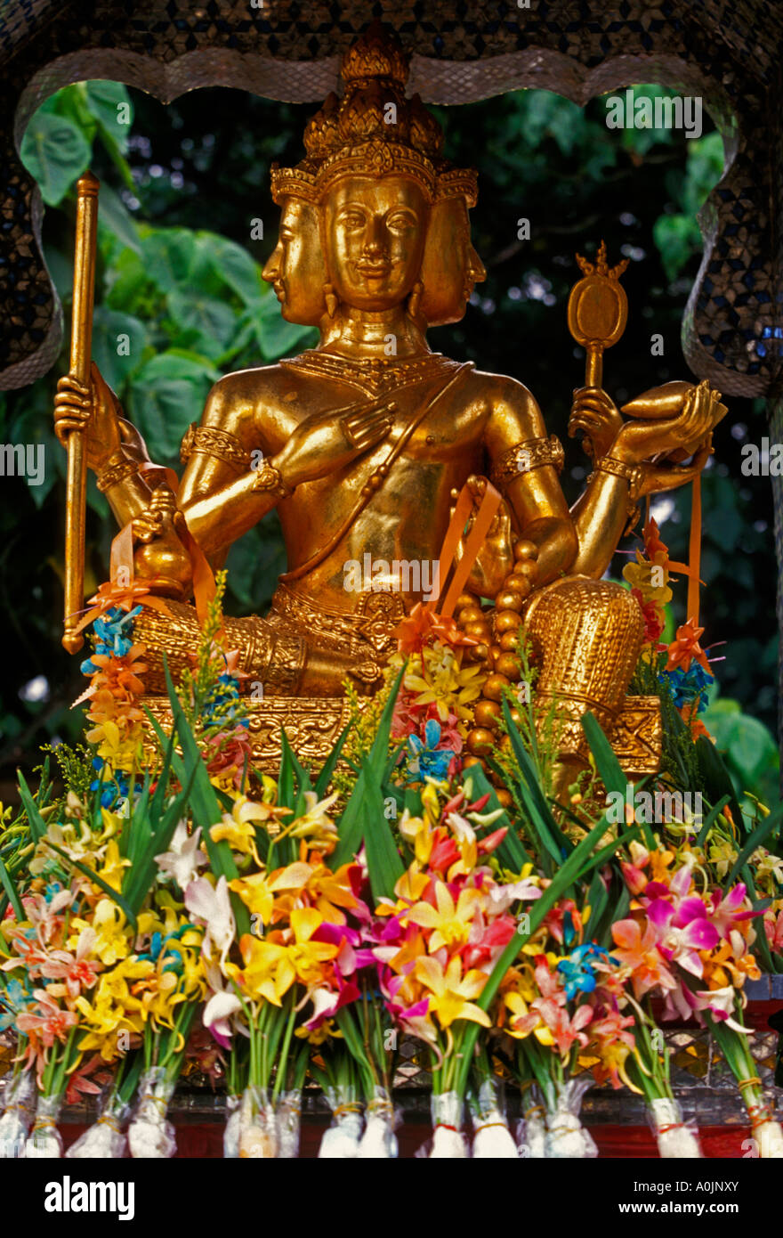 four-faced Buddha statue, Buddha, Chuk Lam Shim Yuen, Bamboo Forest ...