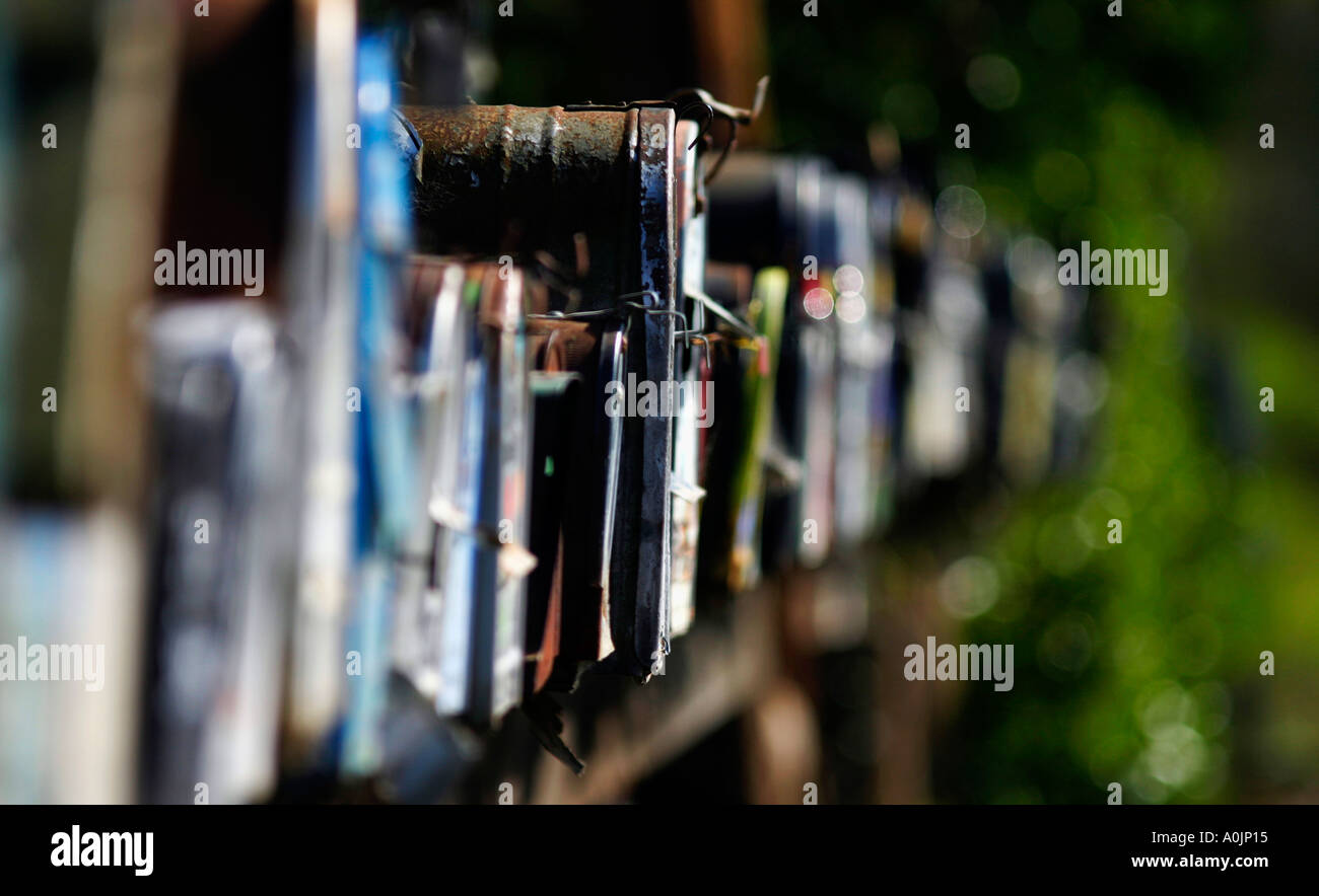 American letter boxes Stock Photo - Alamy