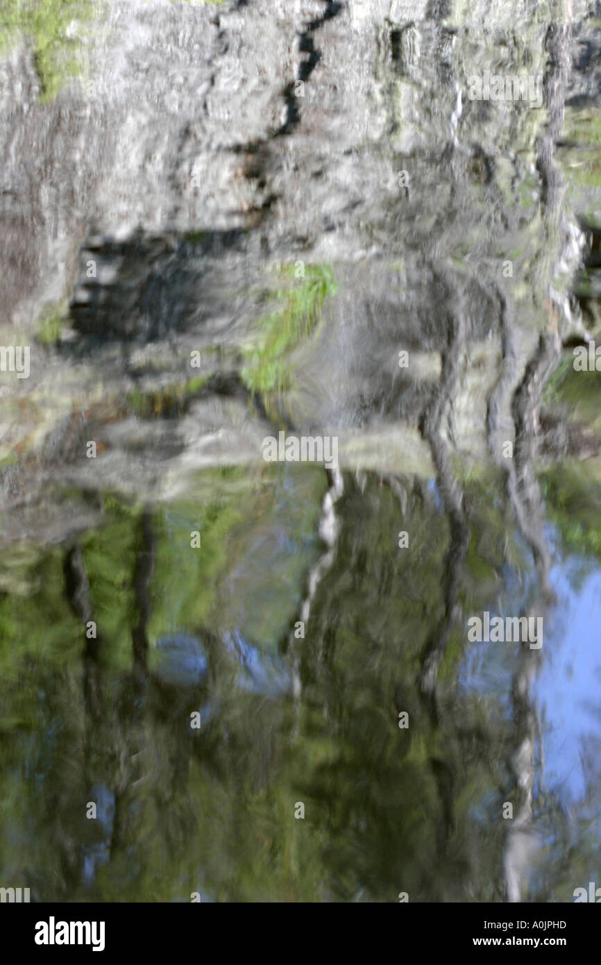 Water reflection patterns Stock Photo - Alamy