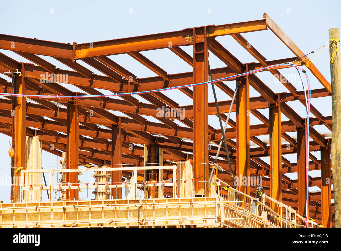 NEW CONSTRUCTION, BUILDING Stock Photo - Alamy
