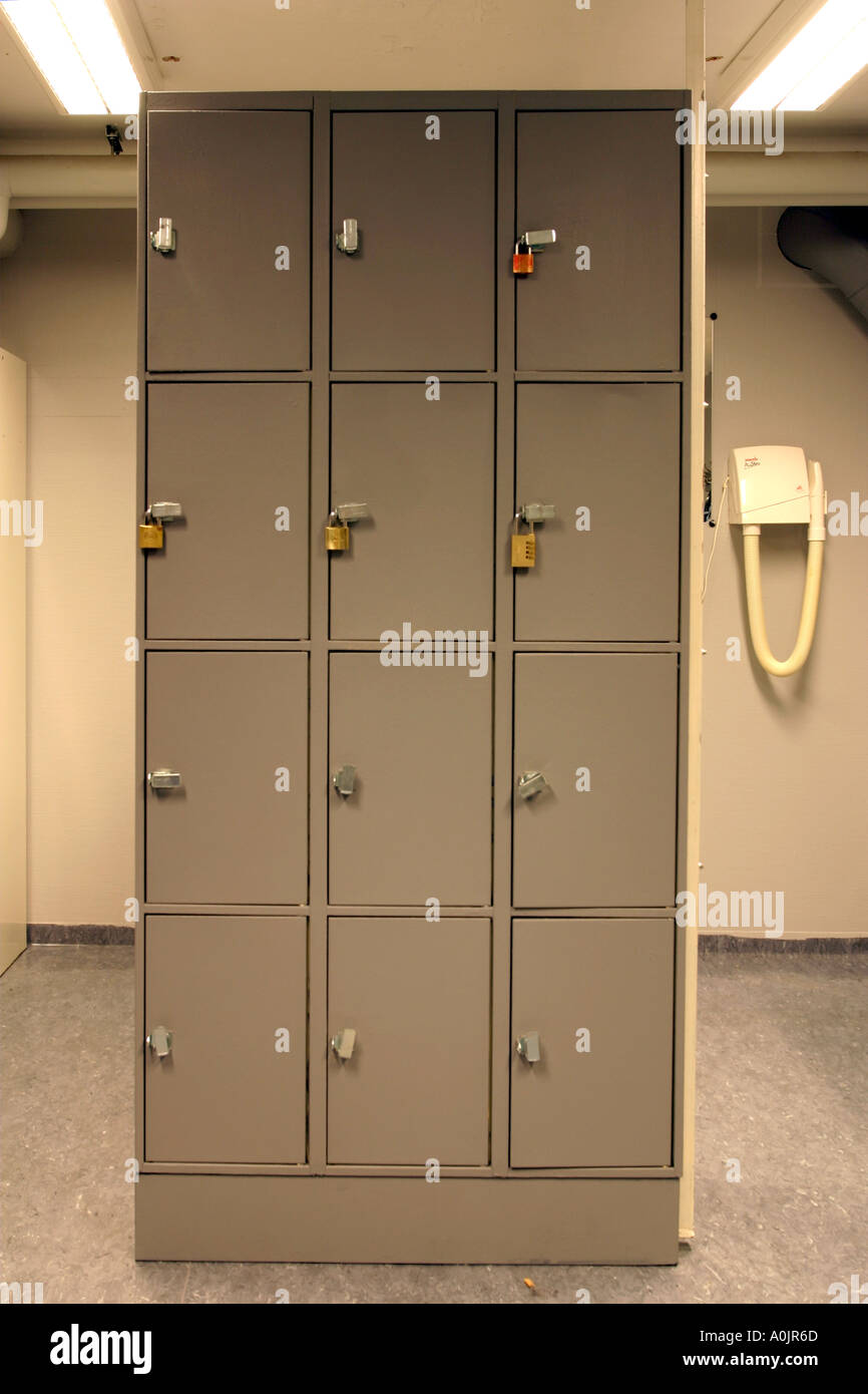 Lockers in a gym Stock Photo - Alamy