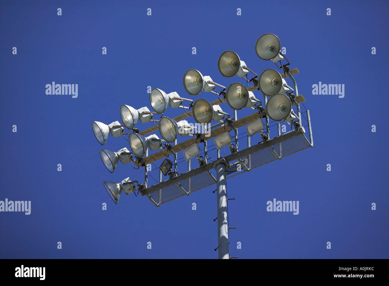Bank of lights stadium hi-res stock photography and images - Alamy