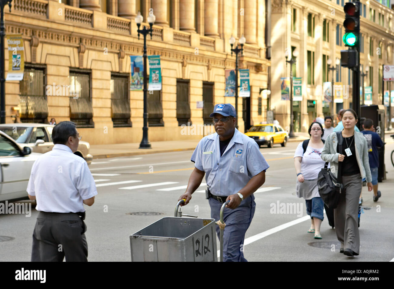 Mailman cart hi-res stock photography and images - Alamy