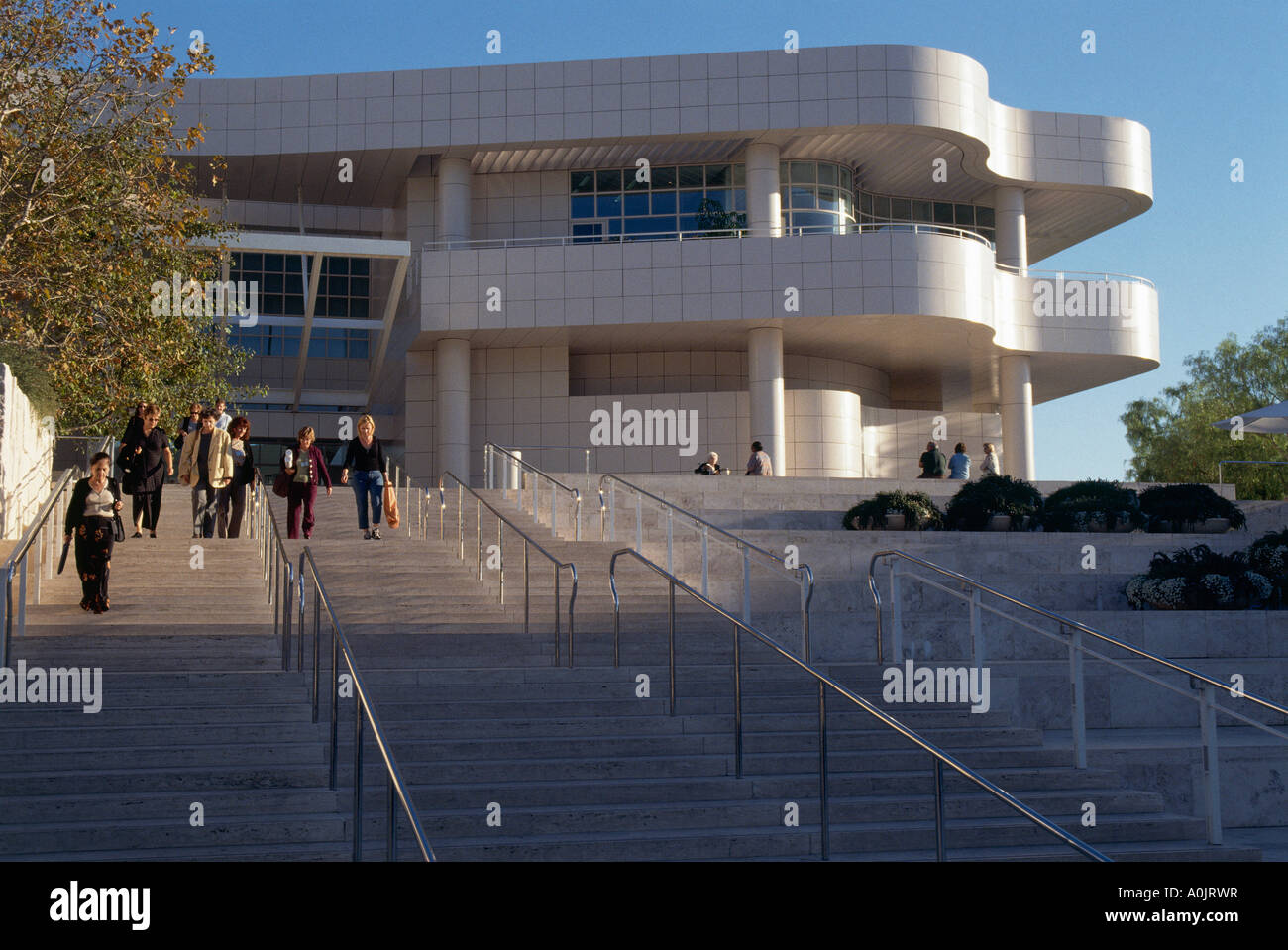 Exterior view of the Getty Centre Los Angeles Stock Photo - Alamy
