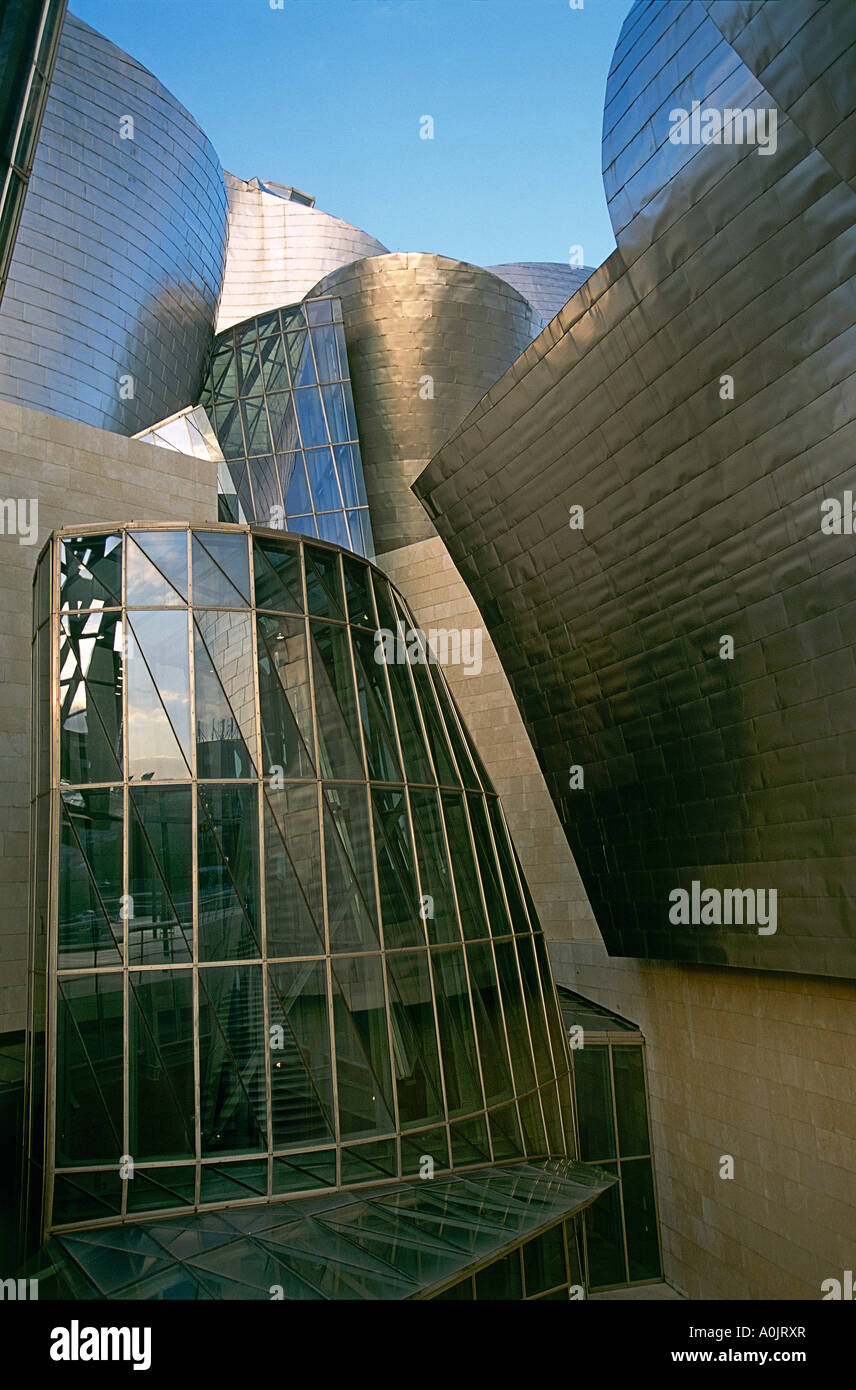 Exterior view of the Guggenheim Museum in Bilbao Stock Photo - Alamy
