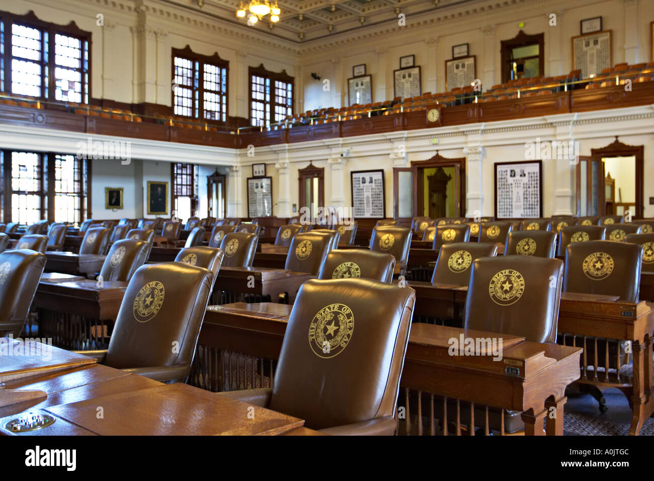 TEXAS Austin House of Representatives state capitol building interior ...