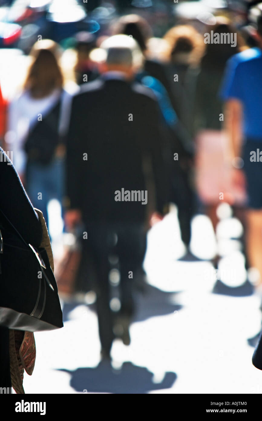 PEOPLE ON THE MOVE, NEW YORK CITY, CROWDS Stock Photo - Alamy