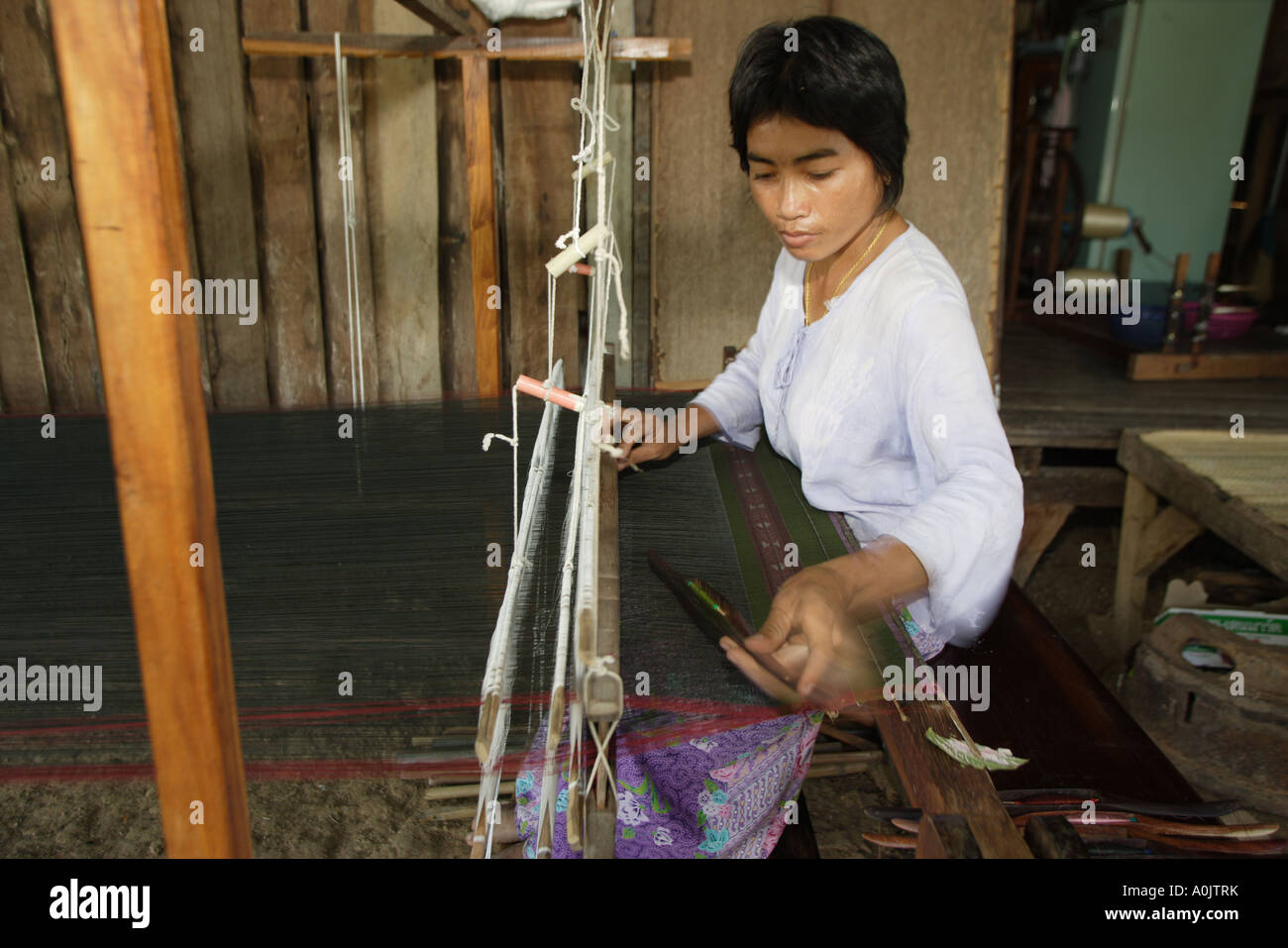 Lady Weaving High Resolution Stock Photography and Images - Alamy