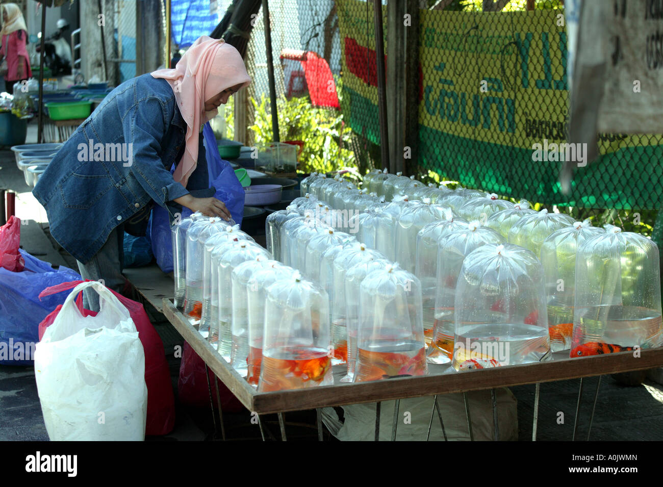 Muslim lady in bangkok hi-res stock photography and images - Alamy