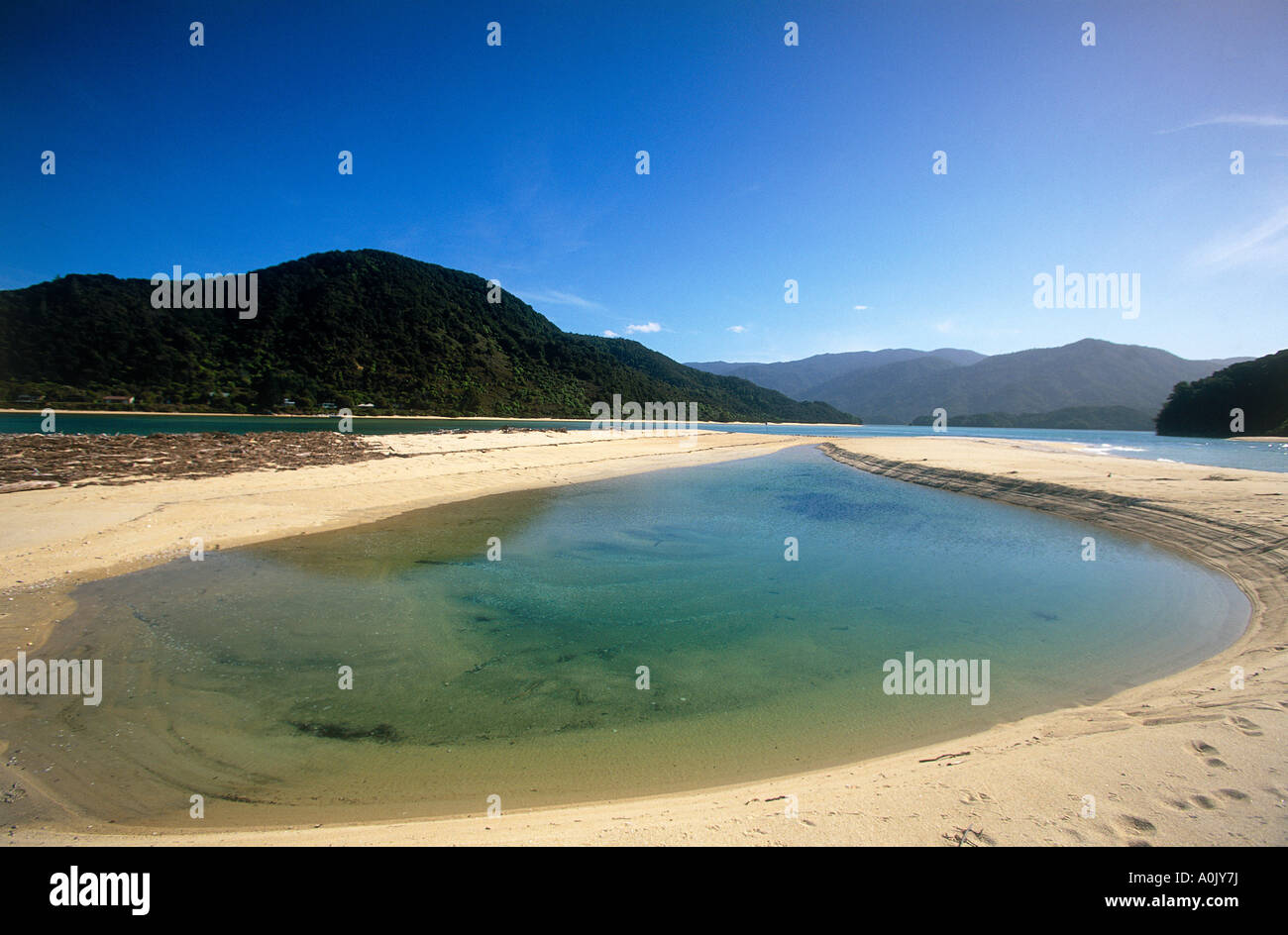 Awaroa Inlet Able Tasman National Park Stock Photo - Alamy
