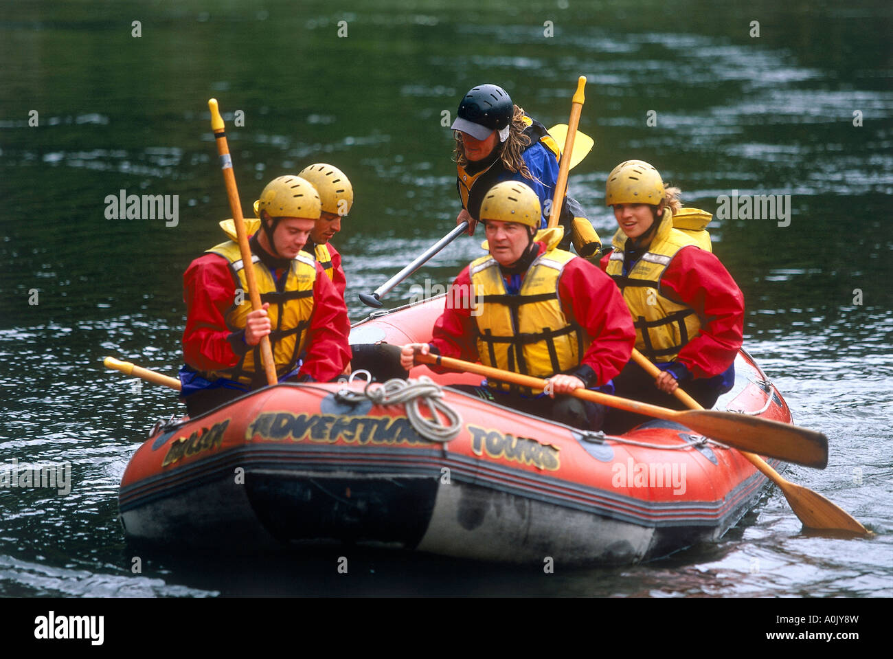 Buller Gorge Rafting West Coast Stock Photo - Alamy