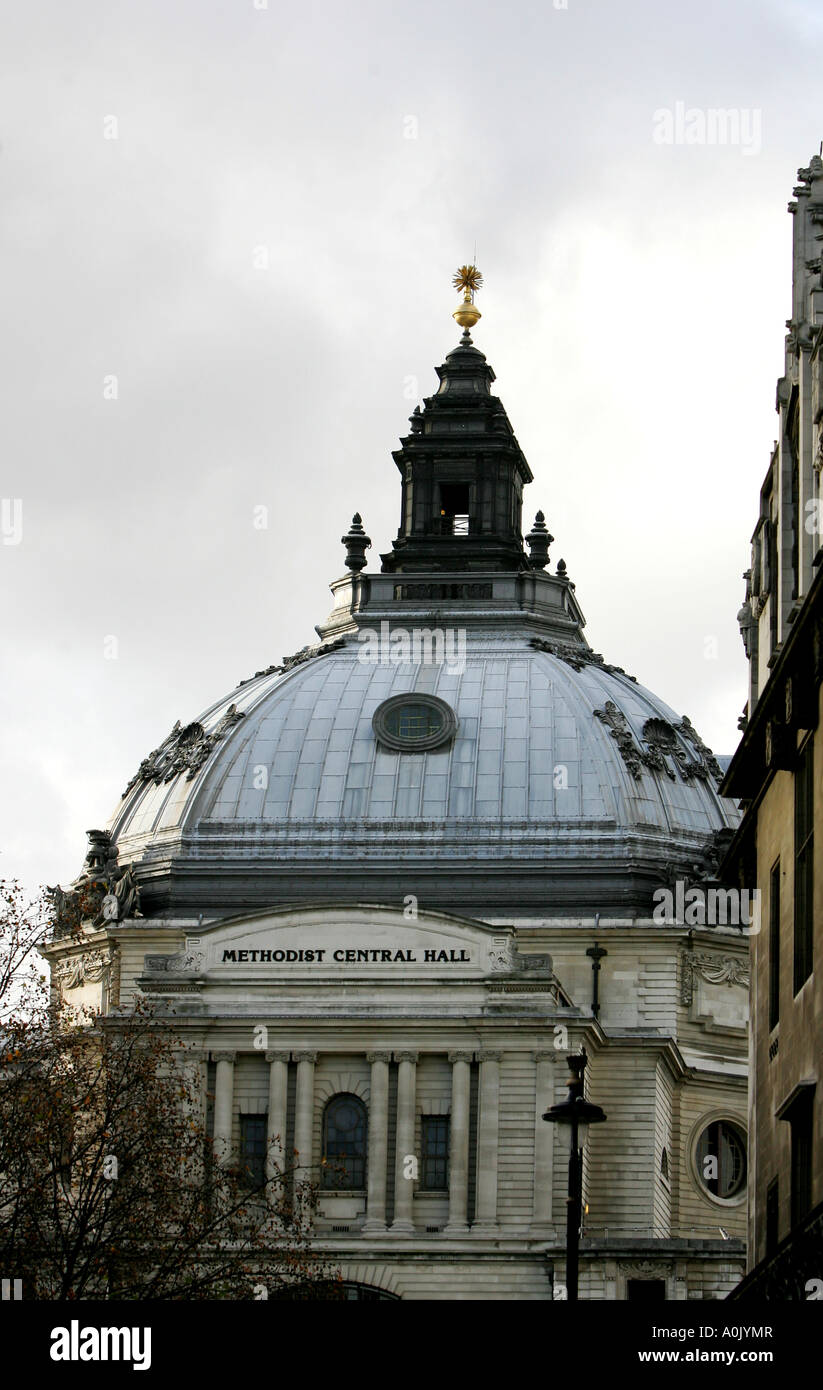 Methodist Central Hall just off Parliament Square London England Stock Photo - Alamy