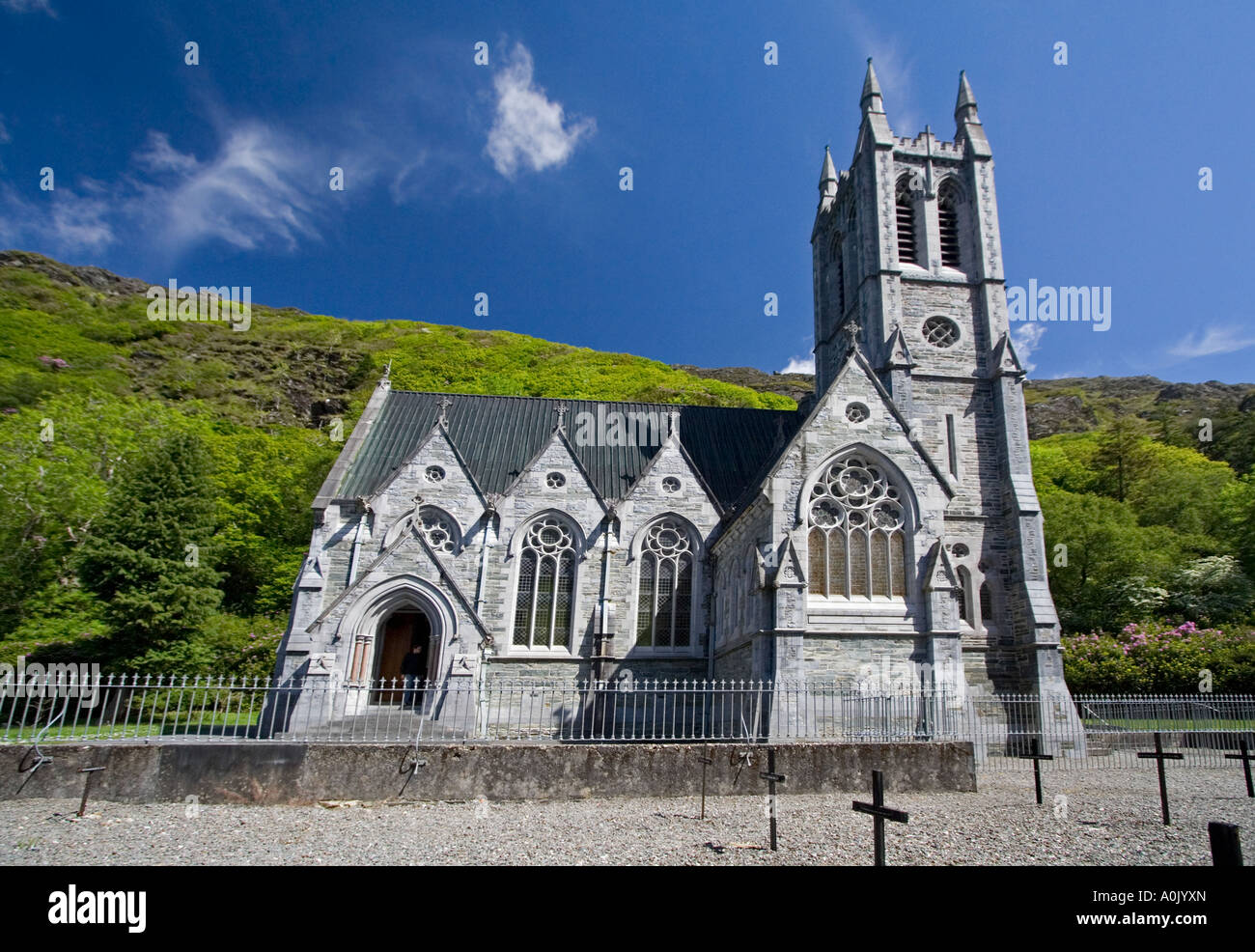 Kylemore Abbey Church Stock Photo - Alamy
