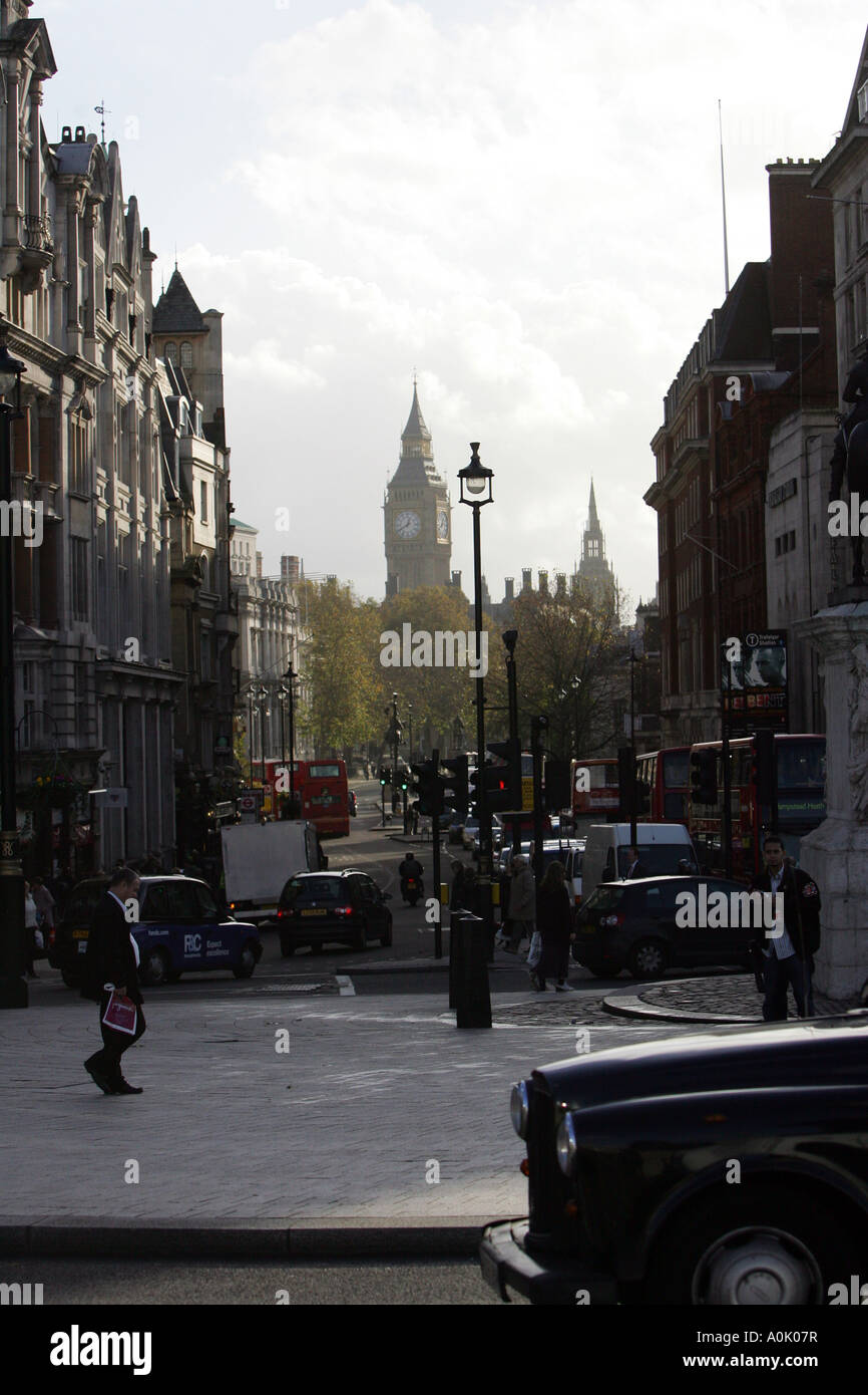 Big Ben from Trafalgar Square London England Stock Photo - Alamy
