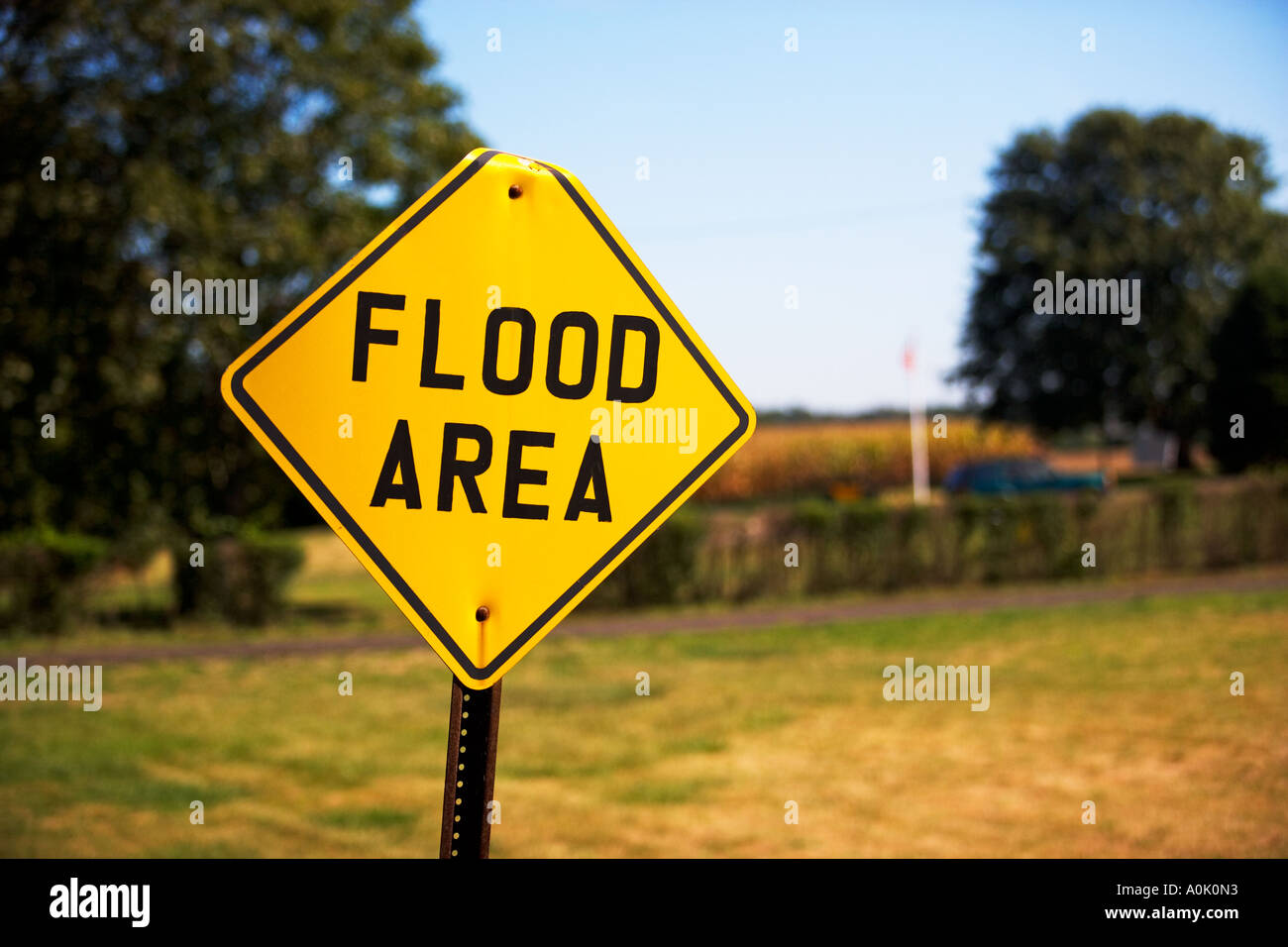FLOOD AREA SIGN Stock Photo - Alamy