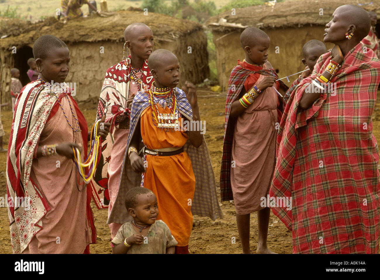 Kenya Masai people Stock Photo - Alamy