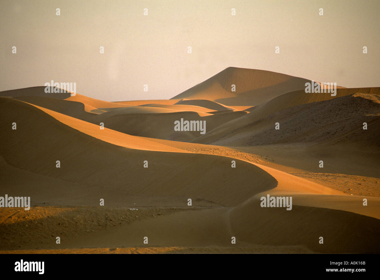 Namibia Swakopmund Namib Desert sand dunes landscape scenery Stock ...