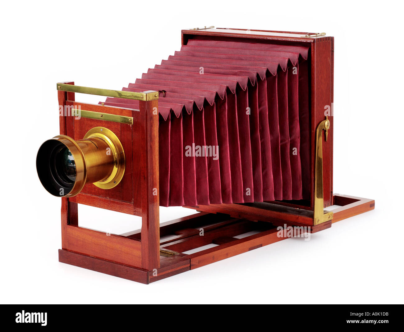Antique Wooden View Camera Stock Photo - Alamy