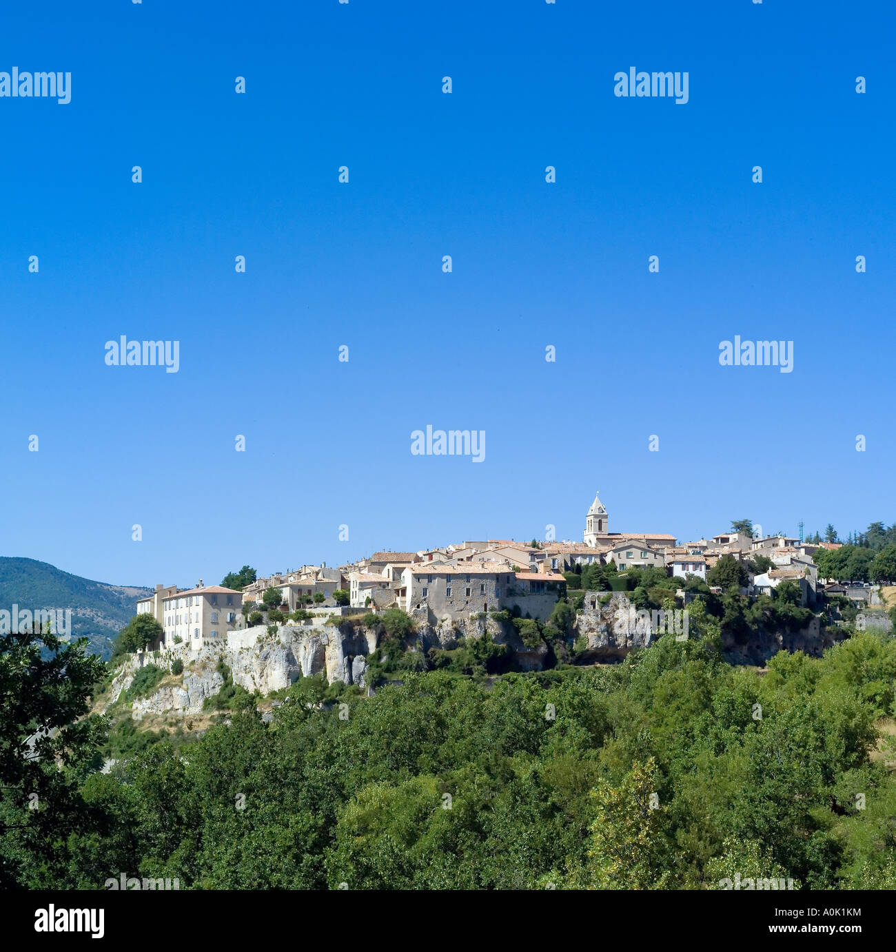 Sault hilltop village, Vaucluse, Provence, France Stock Photo - Alamy