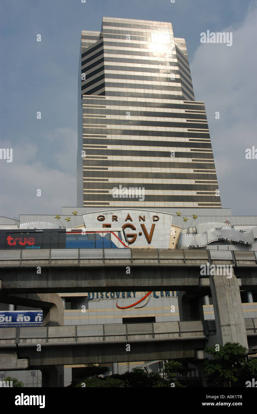 Siam Square Bangkok Thailand showing modern tower block and the ...