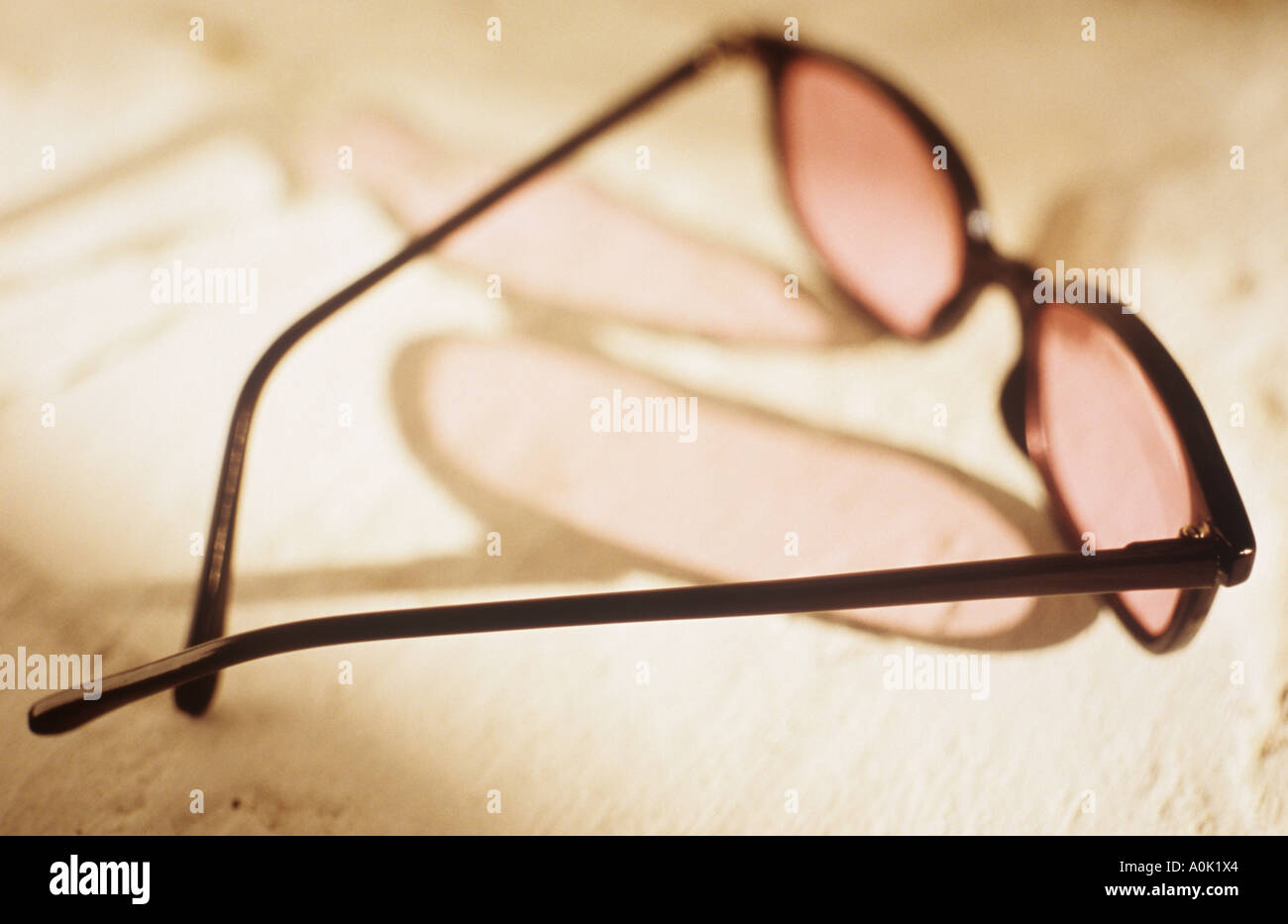 Looking through rose tinted glasses hi-res stock photography and images ...