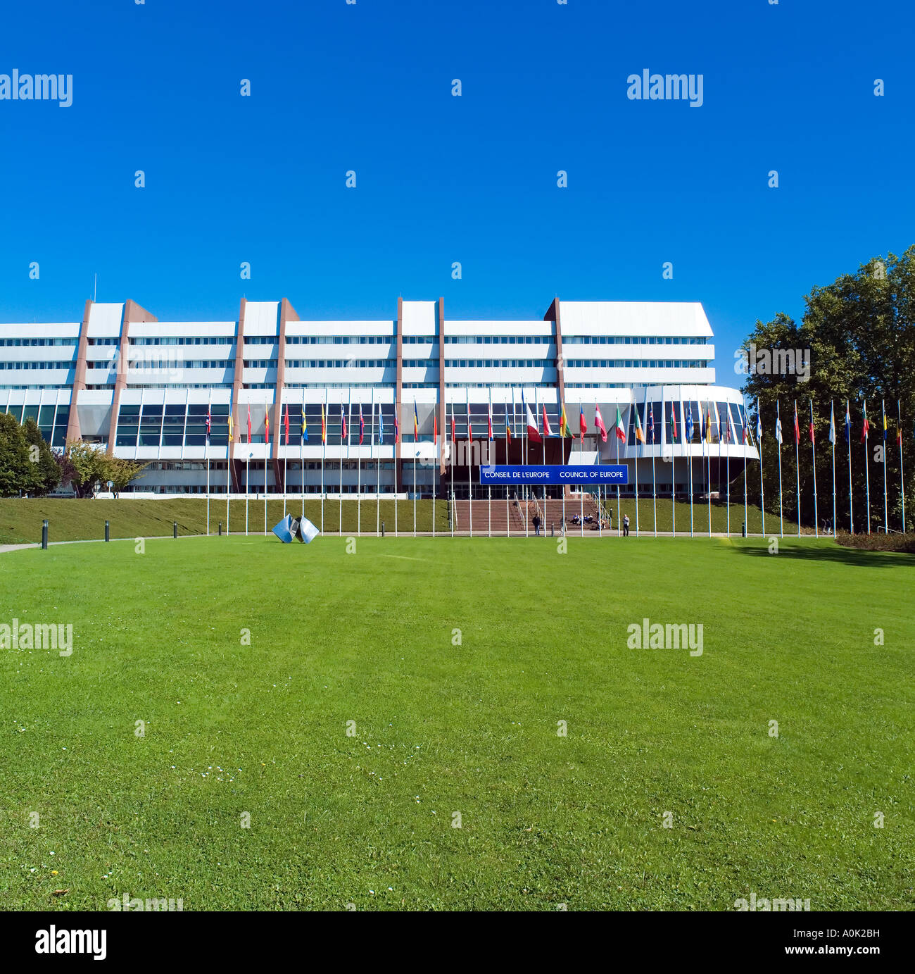 Council of Europe building, Palais de l'Europe, Strasbourg, Alsace ...