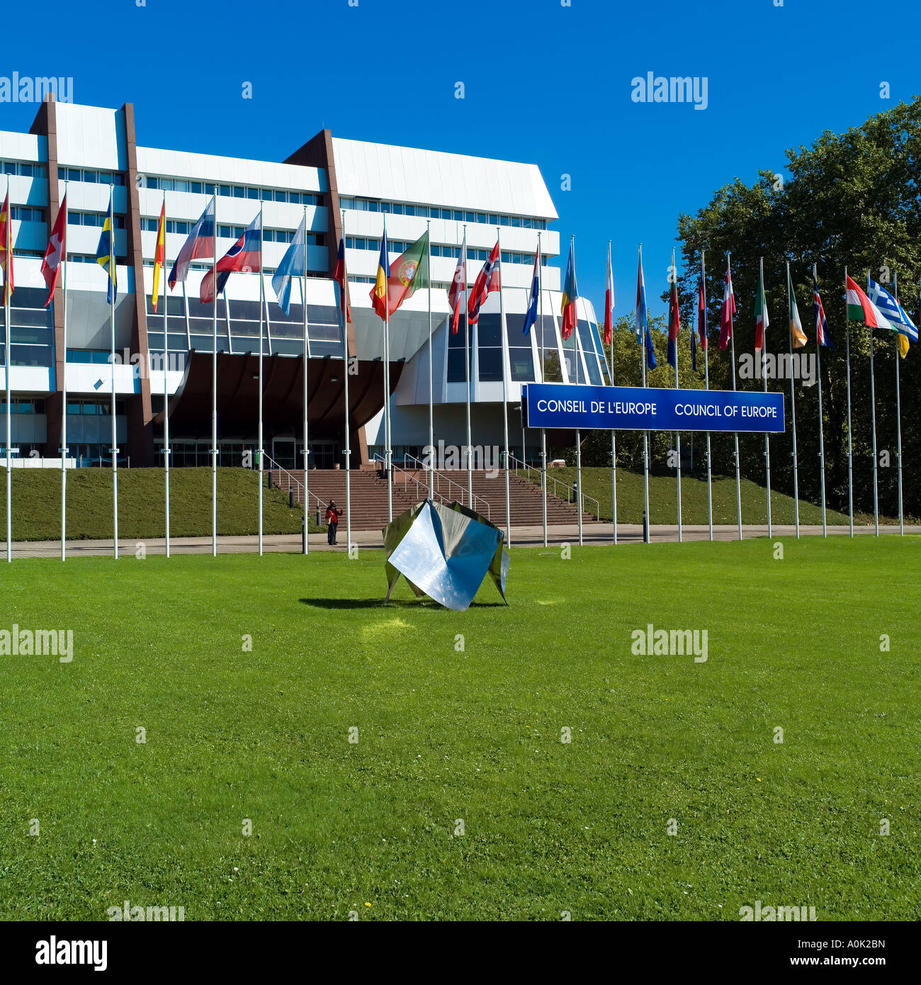 Council of Europe building, Palais de l'Europe, Strasbourg, Alsace ...