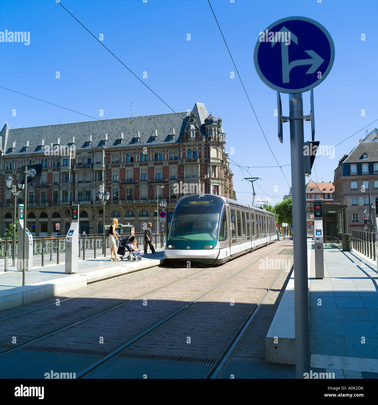 Strasbourg tramway stop hi-res stock photography and images - Alamy